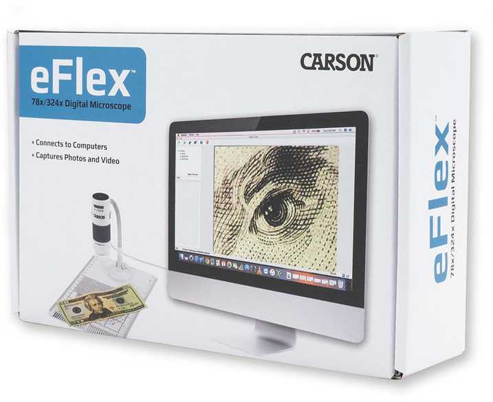 Mikroskopas Verschiedene Mikroskop Carson Carson eFlex Digital Microscope, modelis - MM-840 ...