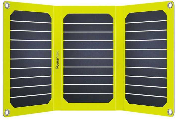 Przenośny panel słoneczny Powertec PT Flap 16W Dual-Output 5 / 12V ...