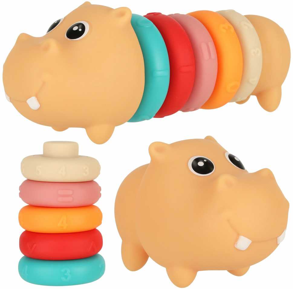 Ikonk Kidspro Hippo sensoriniai blokai edukaciniai minkšti galvosūkiai ...