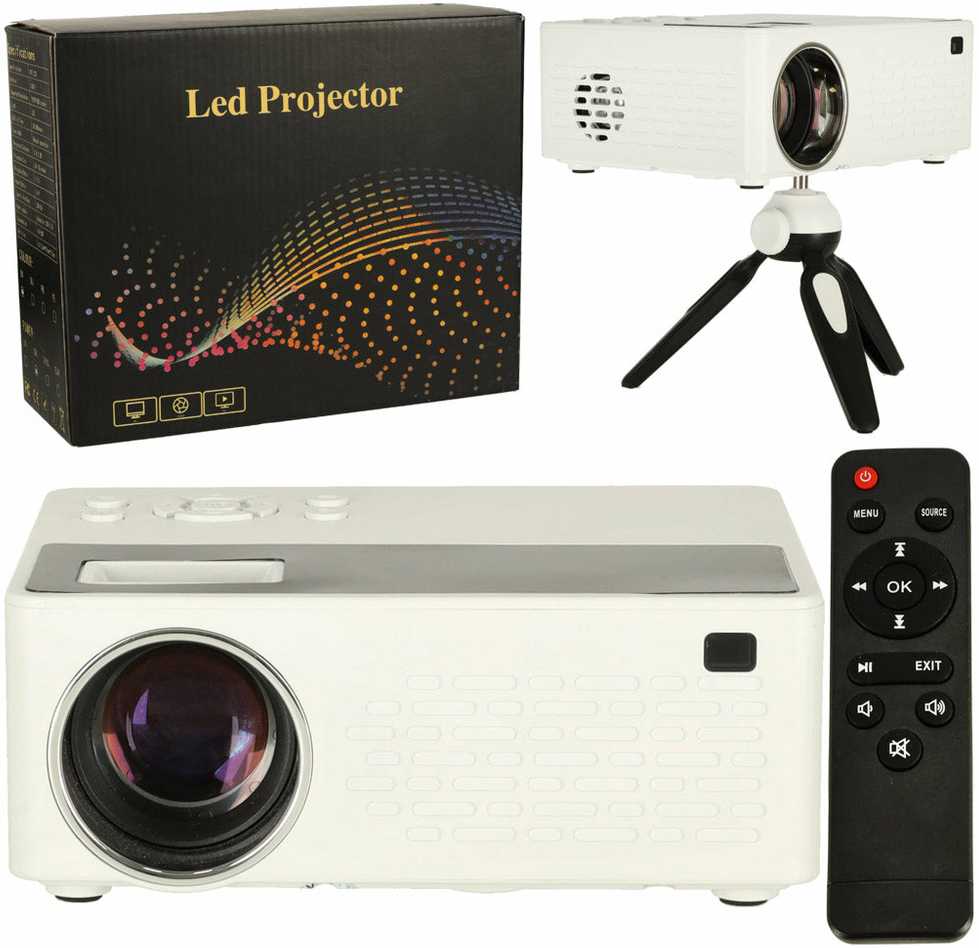 N\A ProLine nešiojamasis projektorius LED TFT LCD 16:9 1920x1080 USB ...