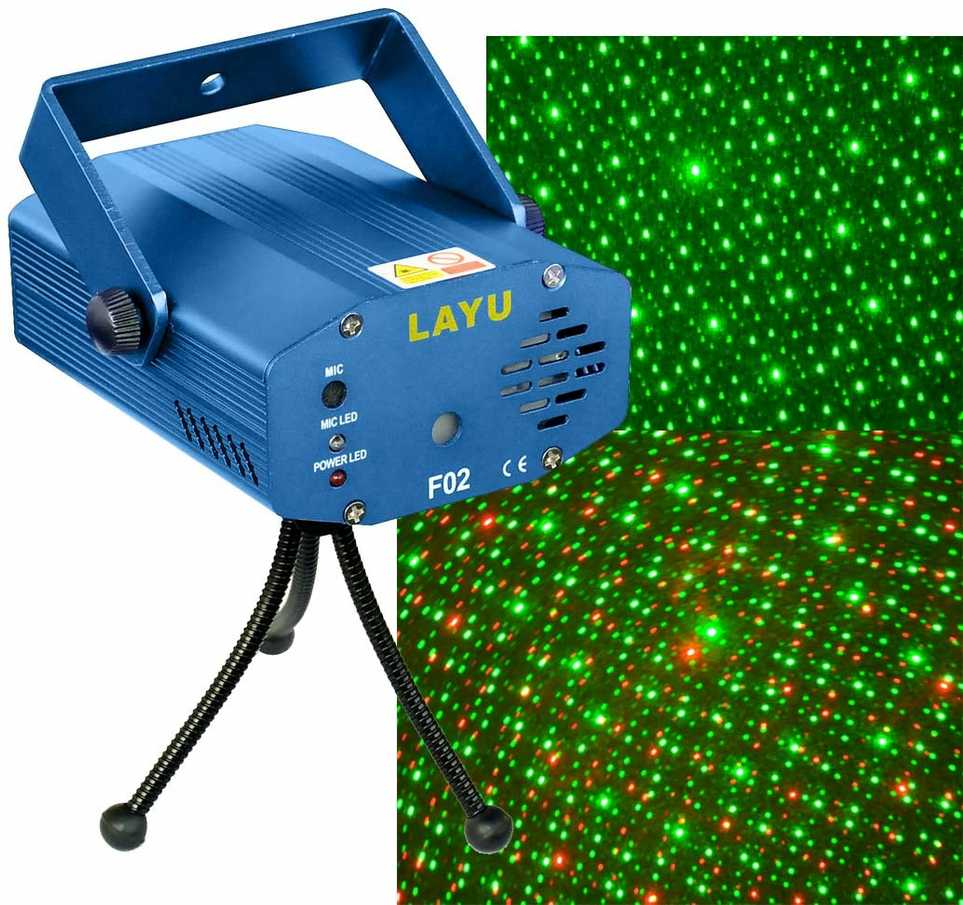 Žalios + raudonos spalvos lazerinis projektorius lazeris, žema kaina ...