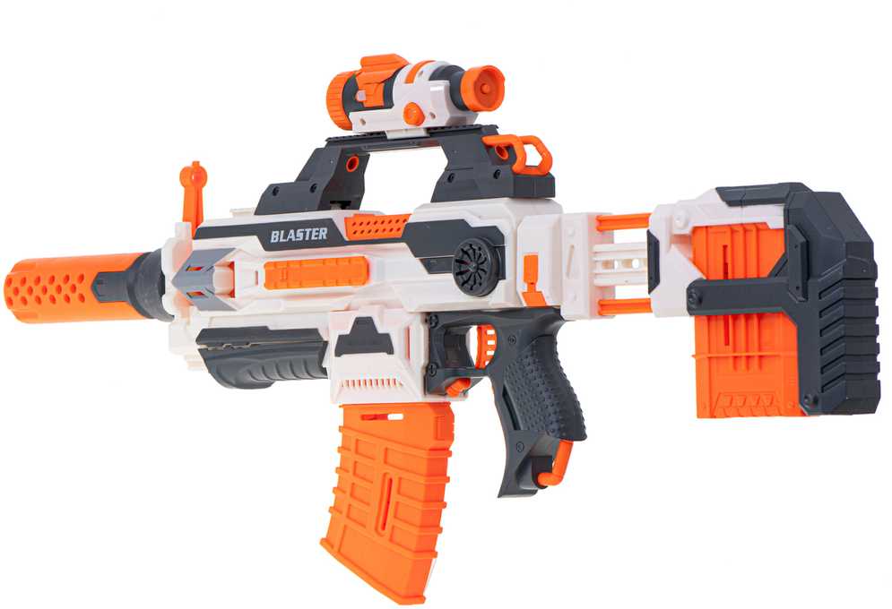 Ikonk RIFLE BLASTER ginklas 4in1 30 strėlių, modelis - KX6221, žema ...