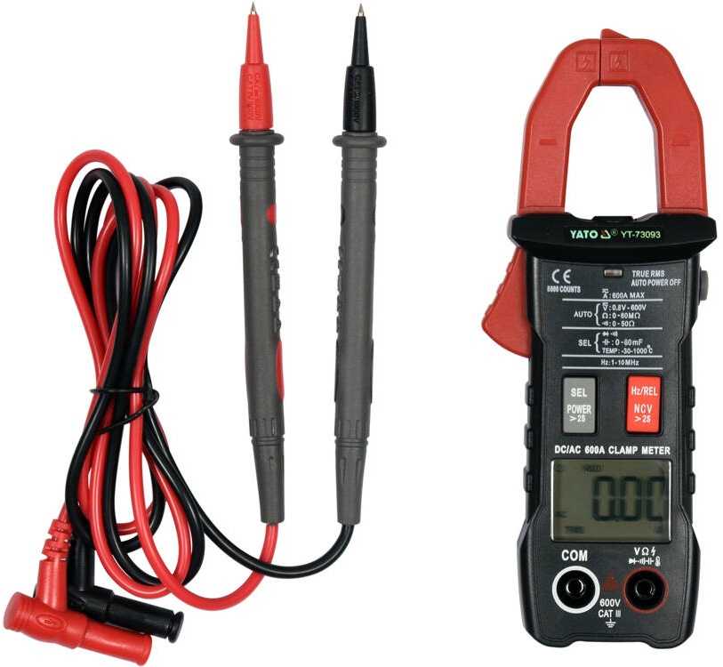 Skaitmeninis gnybtinis multimetras su automatiniu diapazonu, AC / DC ...