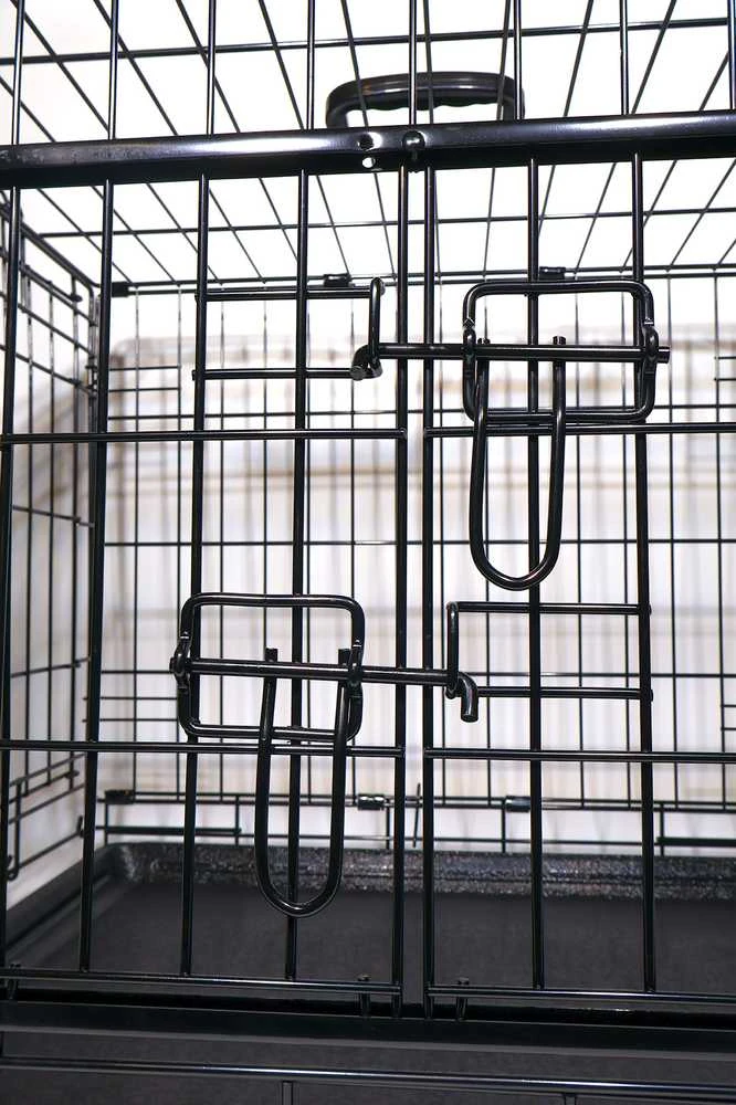 active canis - Premium Slidingdoor Cage - Juodas - 122 x 76 x 84, žema ...