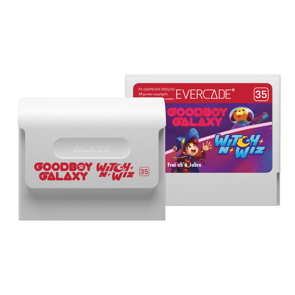 Blaze Evercade Goodboy Galaxy / Witch n'Wiz – BLAZE TAB Plus, žema ...