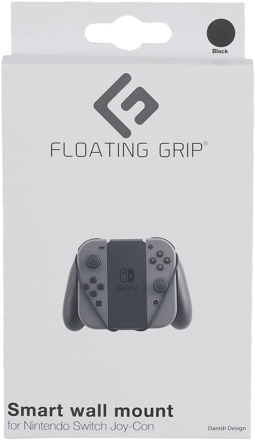 Floating Grip Nintendo Switch Joy-Con Wall Mount Juodas / Pilkas, žema ...