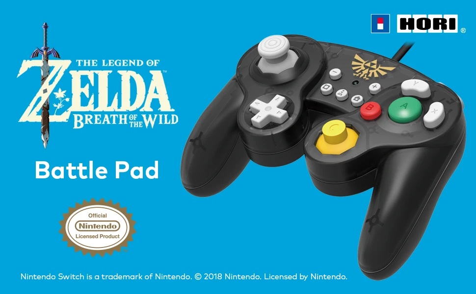 HORI Nintendo Switch Battle Pad (Zelda) GameCube stiliaus valdiklis ...