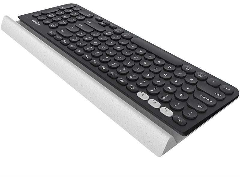 Logitech - K780 Multi-Device Belaidė klaviatūra, Pilkas / Baltas (Nordic), modelis - 920-008040 ...