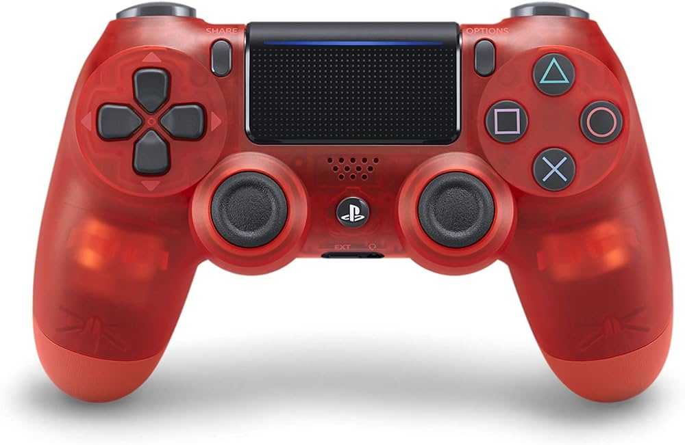 Sony Dualshock Wireless controller PS4 - Translucent Raudona - OEM ...
