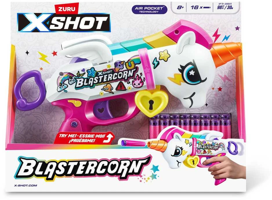 Zuru XShot X-SHOT – Blastercorn vienaragio širdžių daužytojas – (36729 ...