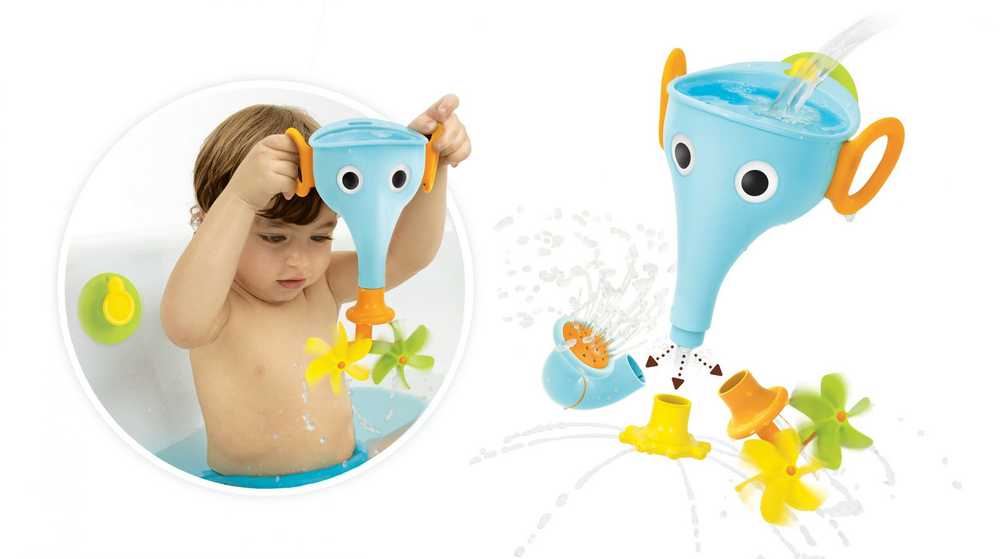 YOOKIDOO Vonios žaislas „Drambliukas“, mėlynas, modelis - 40205Y, žema kaina | Varle.lt