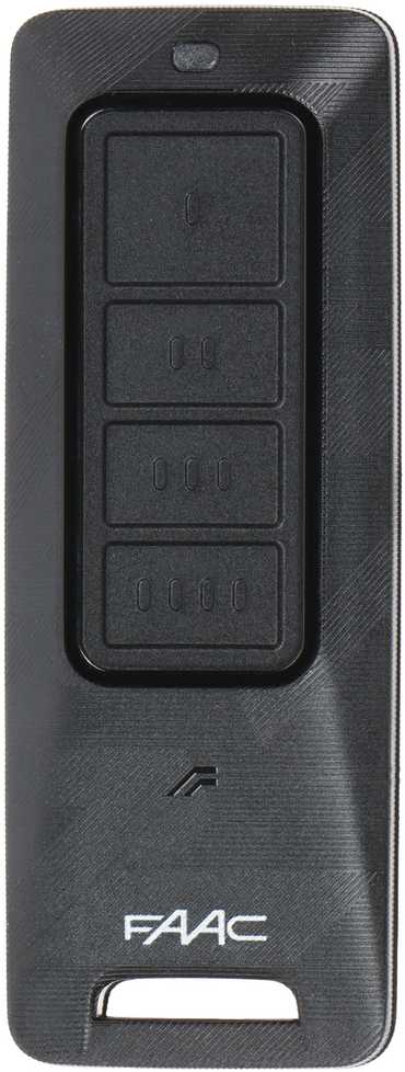 4 KANALŲ NUOTOLINIS VALDYMO MINI PULTAS FAAC-XT4-FDS-BD FAAC, modelis - FAAC-XT4-FDS-BD, žema ...