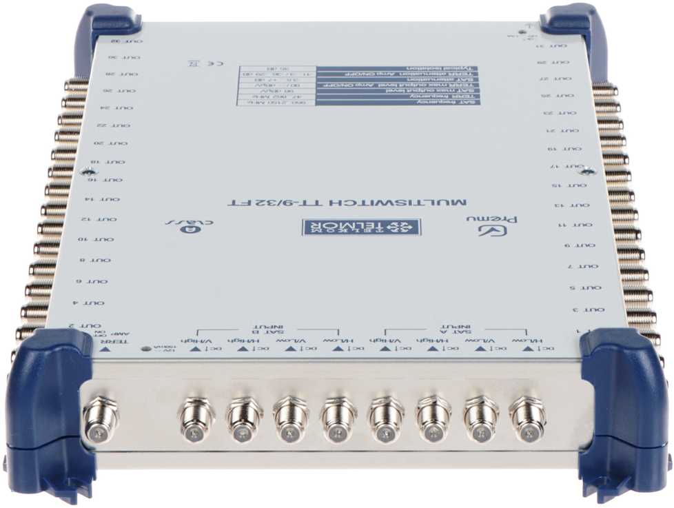 MULTISWITCH TT-9 / 32-FT-PREMU 9 ĮĖJIMAI / 32 IŠĖJIMAI PREMU TELMOR ...