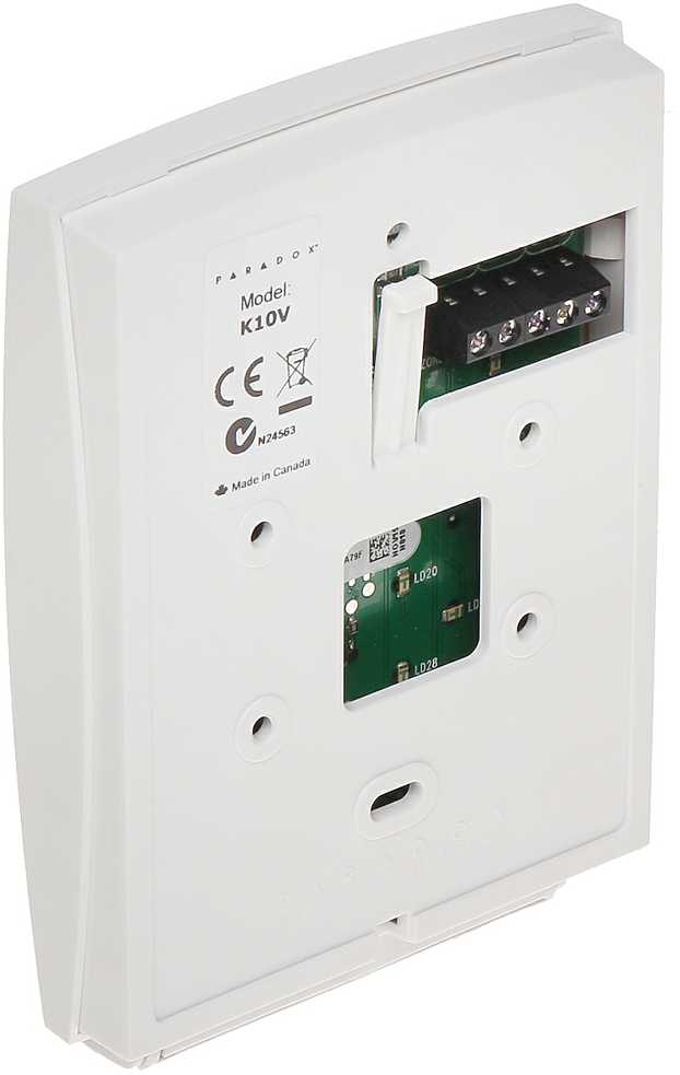 KLAVIATŪRA SIGNALIZACIJOS CENTRALEI K10V PARADOX, modelis - K-10V, žema ...
