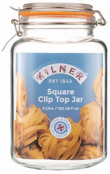 Kilner Rayware Group KIL-Jar 3l. Clip Top, modelis - KI25079, žema ...