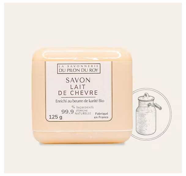 LA SAVONNERIE DU PILON DU ROY Ožkų pieno muilas (Chèvre) 125g, žema ...