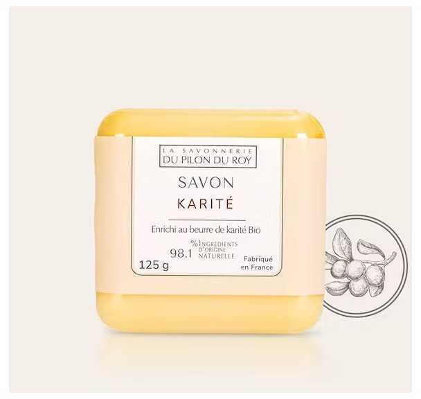 LA SAVONNERIE DU PILON DU ROY Taukmedžio sviesto muilas (Karité) 125g ...
