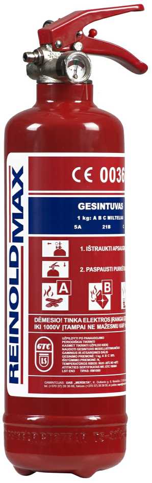 Reinold_Max Reinold Max 1kg miltelinis gesintuvas, modelis - 19018 ...