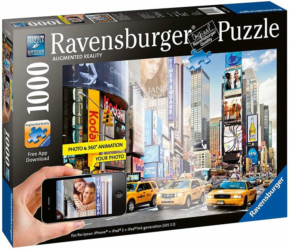 Augmented Reality Times Square New York Puzzle - 1000 Piece ...