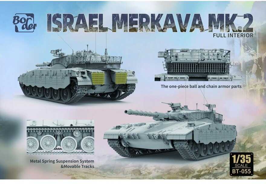 Border Model - Israel Merkava Mk.2 W / Full Interior & Workable Tracks ...