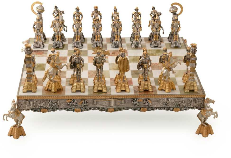 Italfama Kristupas Kolumbas: meniški ypatingos prabangos šachmatai ...