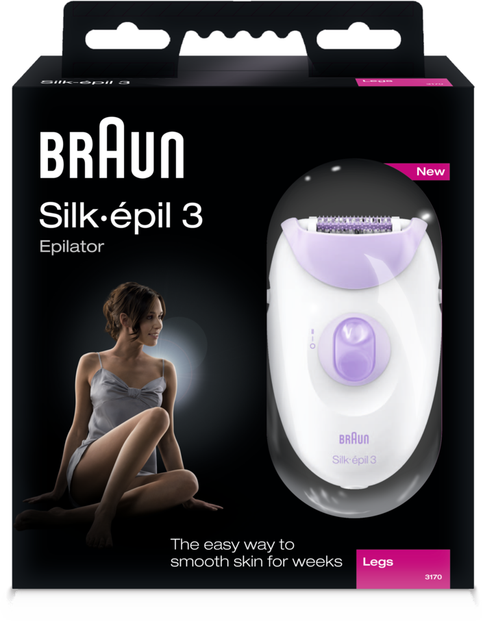 BRAUN SE 3170 L Epiliatorius, modelis - 3170S, žema kaina | Varle.lt