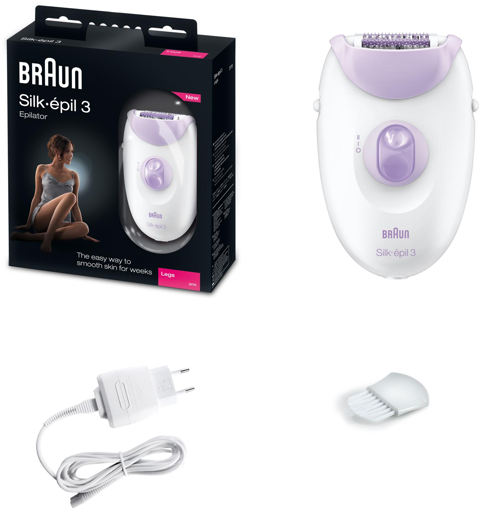 BRAUN SE 3170 L Epiliatorius, modelis - 3170S, žema kaina | Varle.lt