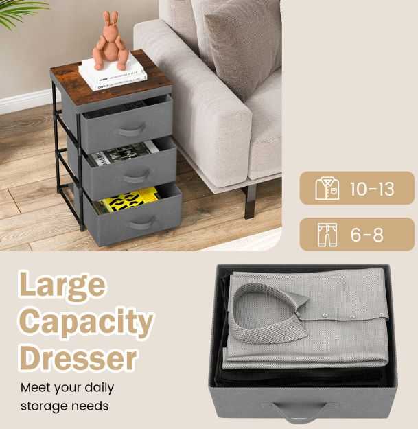 Promotions Sandėliavimo organizatoriaus bokštas, 40x30x62 cm, pilkas ...