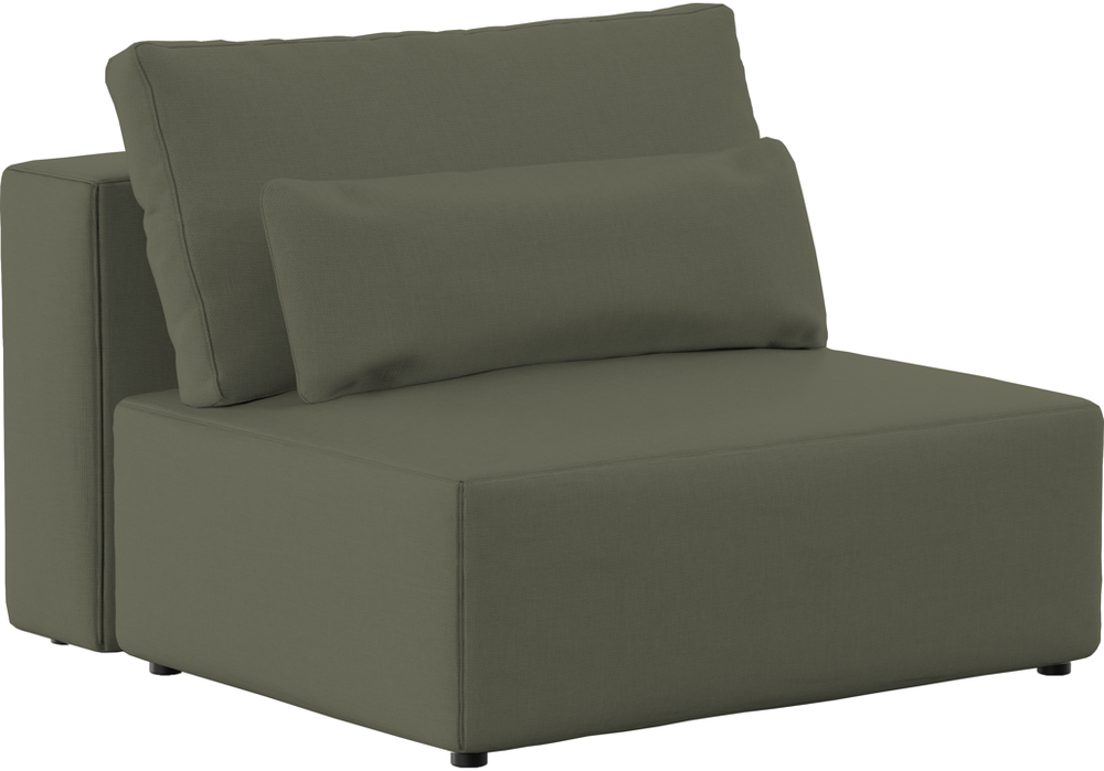 Sitsit Sofa, "Riposo Grande" vieno modulio, 105x100x85 cm, žalia, žema ...