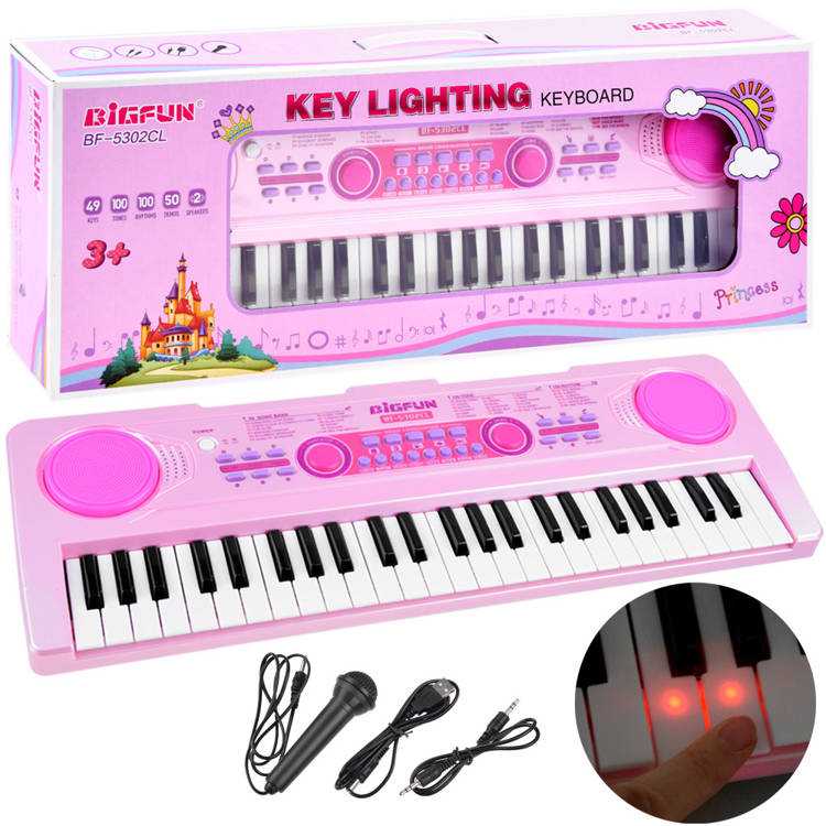 Keyboard toy with illuminated keys IN0151, modelis - IN0151, žema kaina ...