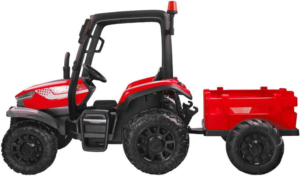 Jokomisiada Didelis elektrinis traktorius su priekaba 4x4, PA0266 ...