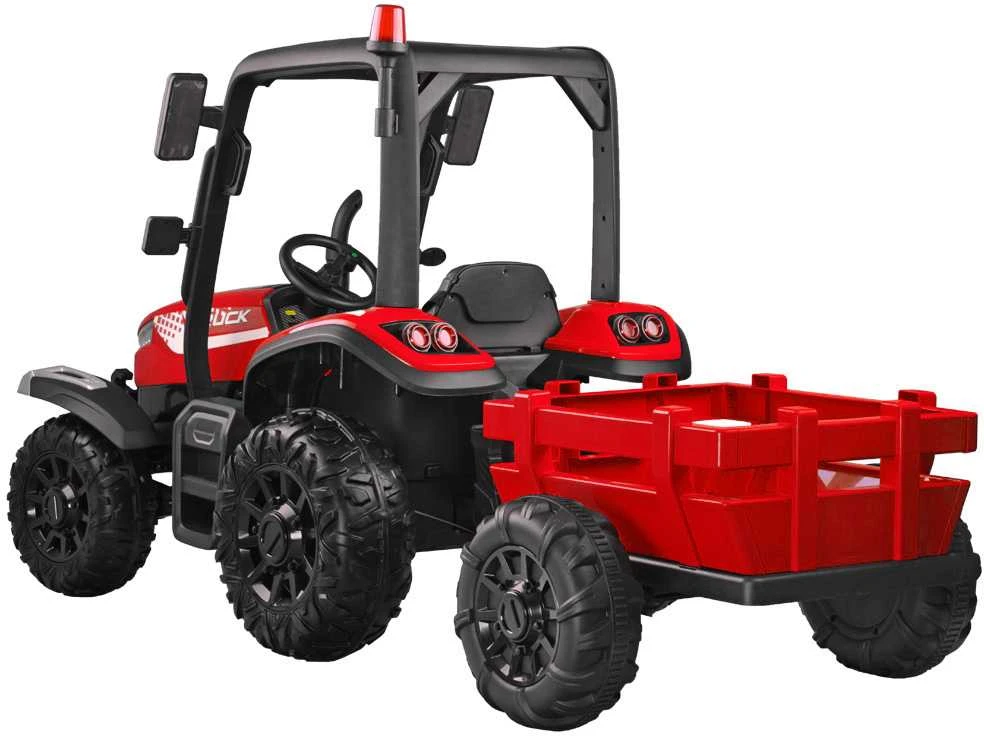 Jokomisiada Didelis elektrinis traktorius su priekaba 4x4, PA0266 ...