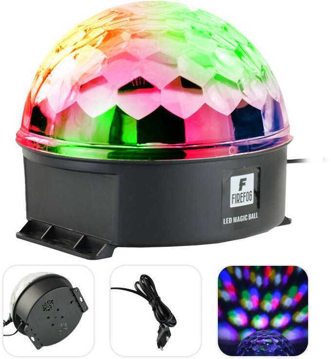 Firefog LED pusrutulis 6x1W RGBWOP LED Magic Ball, žema kaina | Varle.lt
