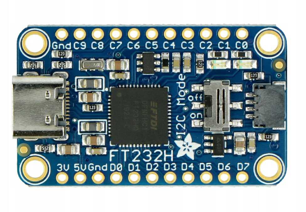 Adafruit FT232H keitiklis USB - UART SPI I2C GPIO, modelis - AN-03003 ...