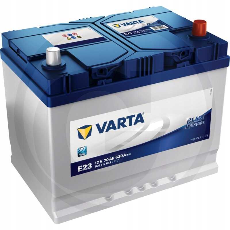 Varta Akumuliatorius 70 Ah 630 A EN 12V, modelis - BD E23, žema kaina ...