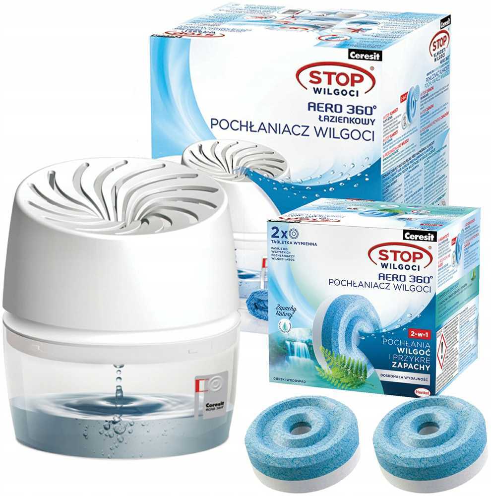 Sausintuvas "Ceresit" absorbentas Vonios kambario unitazas baltas + 2x ...