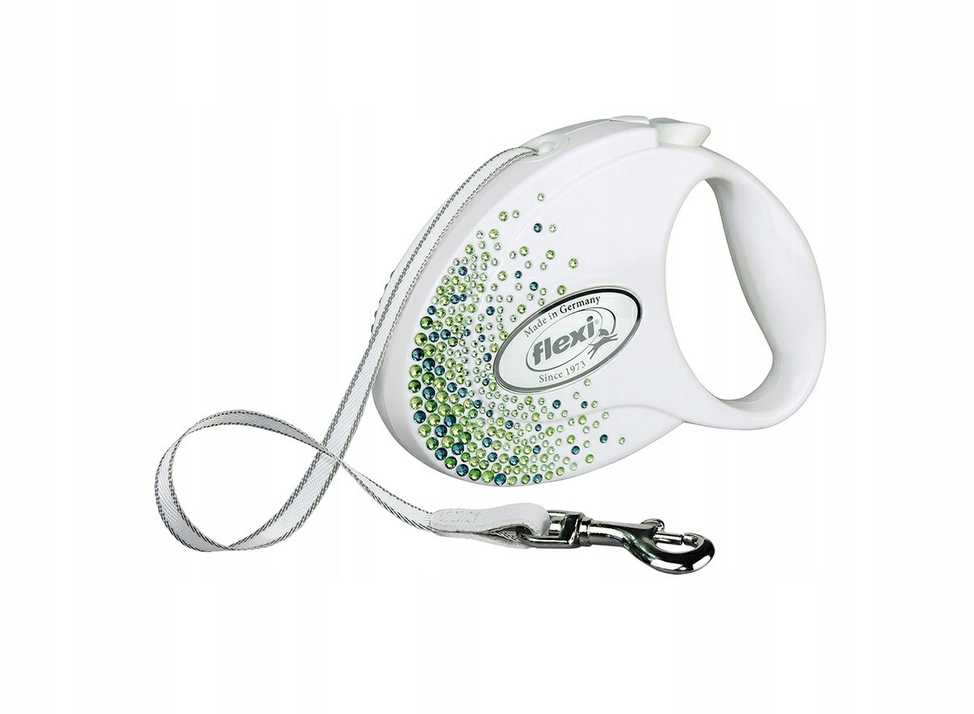 Flexi Glam Splash Leaf šuo baltas 5m, modelis - FL-2205, žema kaina ...
