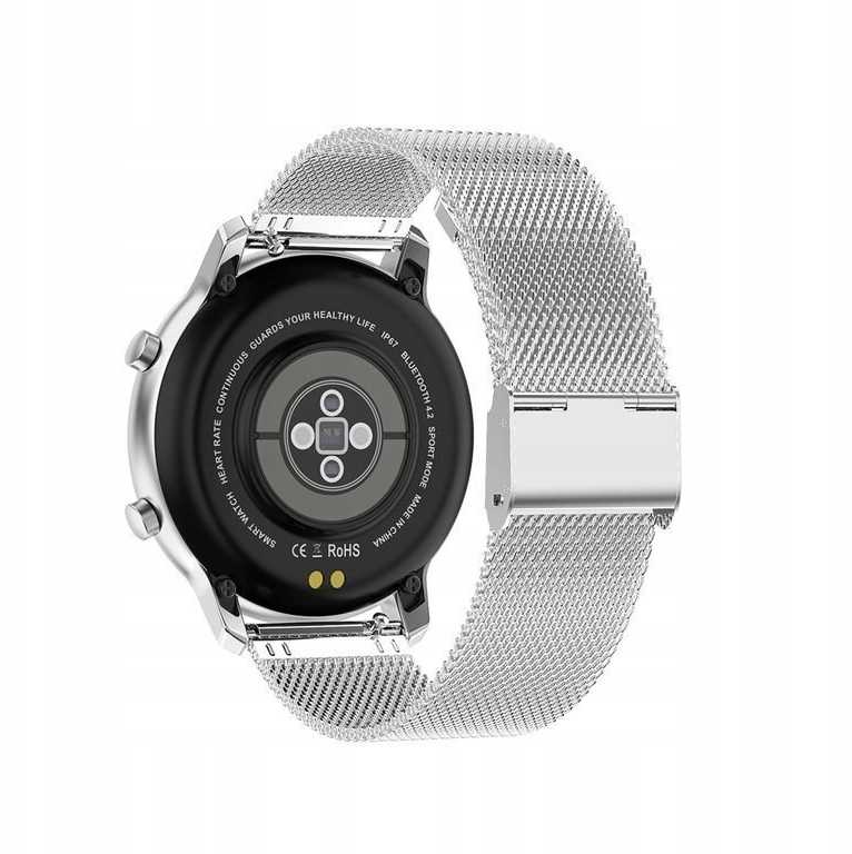 Išmanusis laikrodis Pacific 17-3, Sidabro spalvos su 2 dirželiais komplektacijoje, modelis ...