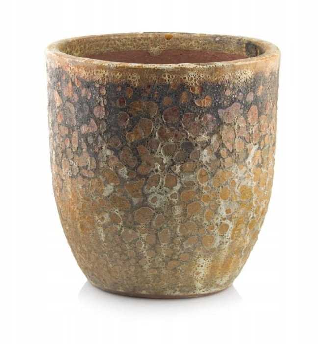 Keraminis vazonas Atlantis, apvalus, rudas, 30 x 29(A) cm, žema kaina ...