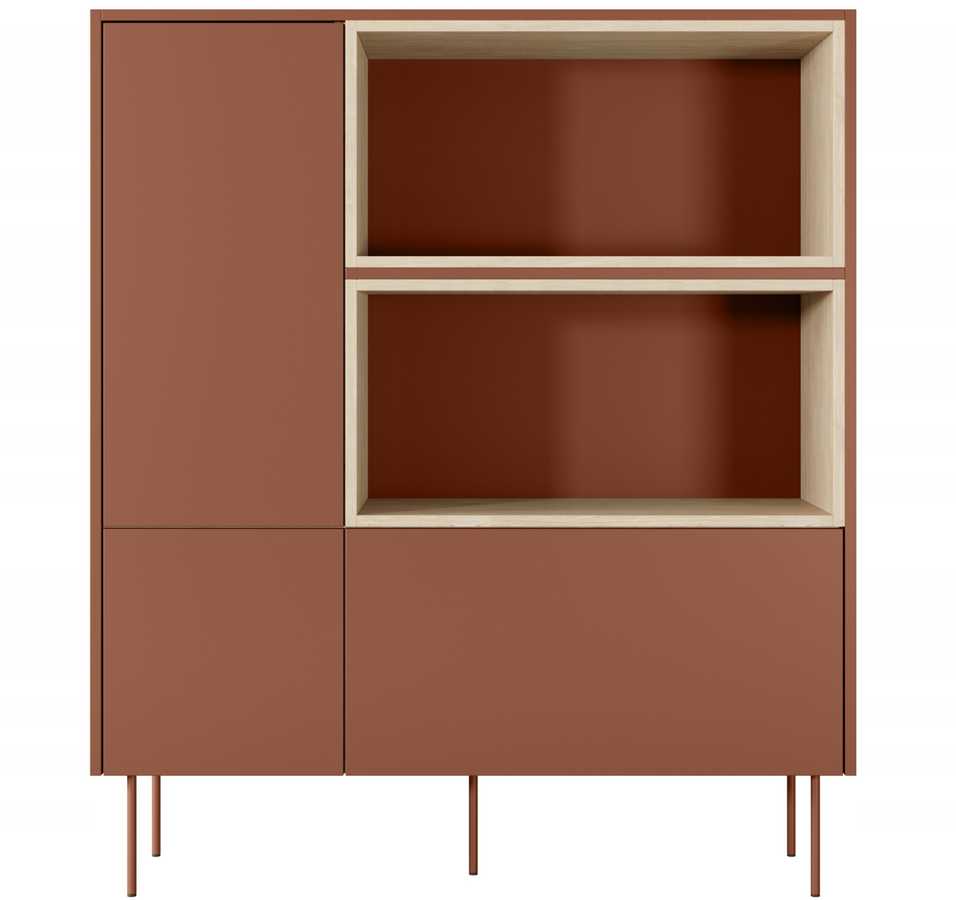 Komoda Bogart Desin 120, raudona, žema kaina | Varle.lt