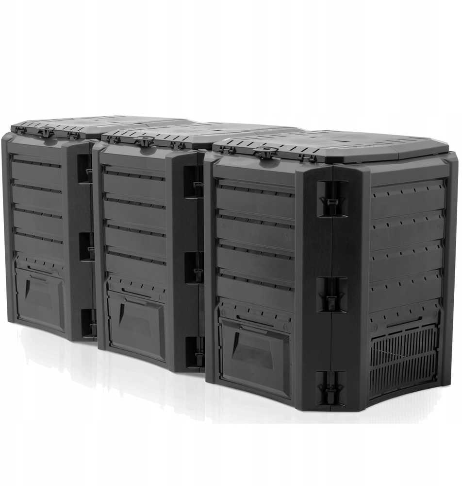 Prosperplast Ramda Composter 1200lit Juodas, modelis - ‎IKLM1200C-S411 ...