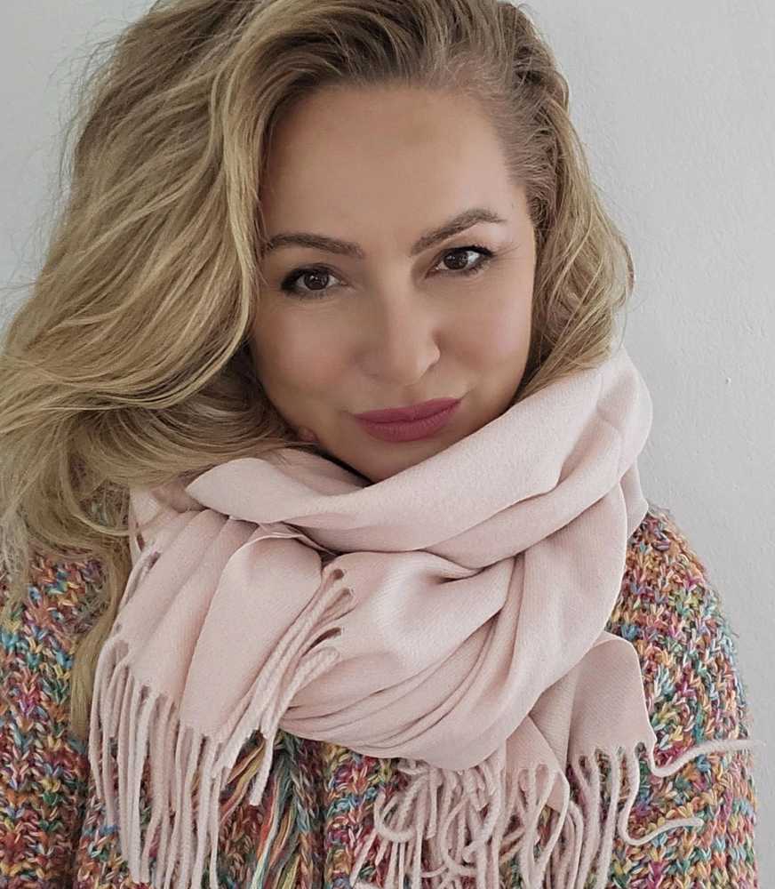 Šalikas Storas šalikas su kutais vienspalvis šiltas minkštas 200x70 cm ...