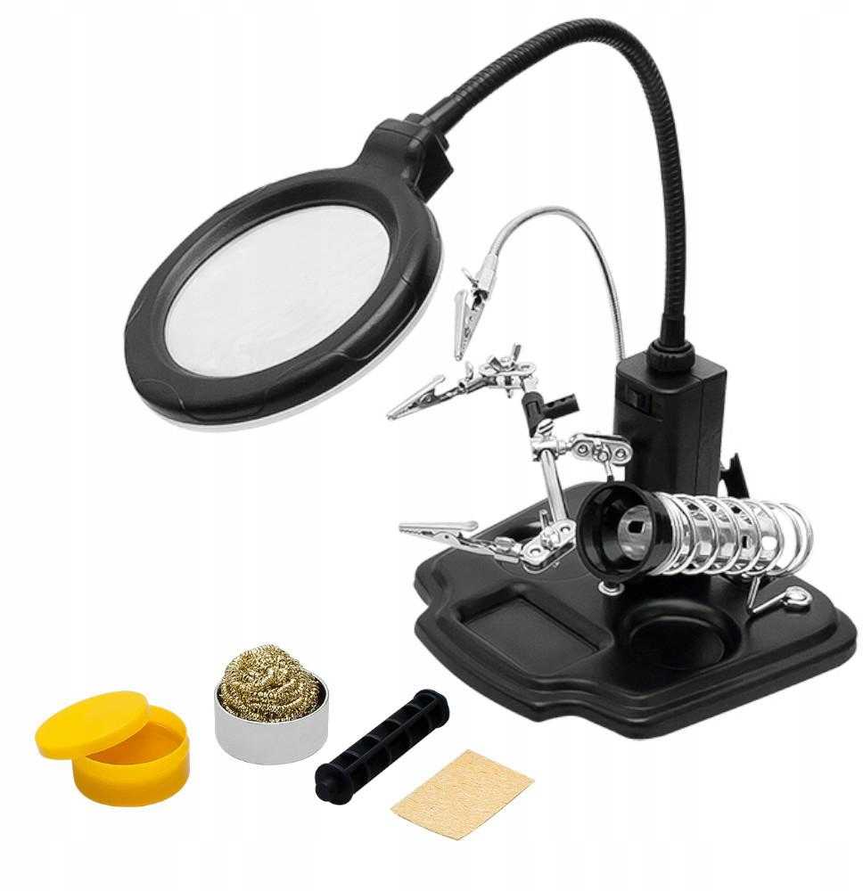 Blow Litavimo Laikiklis su LED Lempa ir Lupa ZD-10Y, modelis - 2292 ...