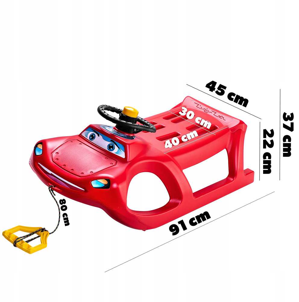 Plastikinės rogutės su vairu vaikams, čiuožykla nuokalnėn, žema kaina ...