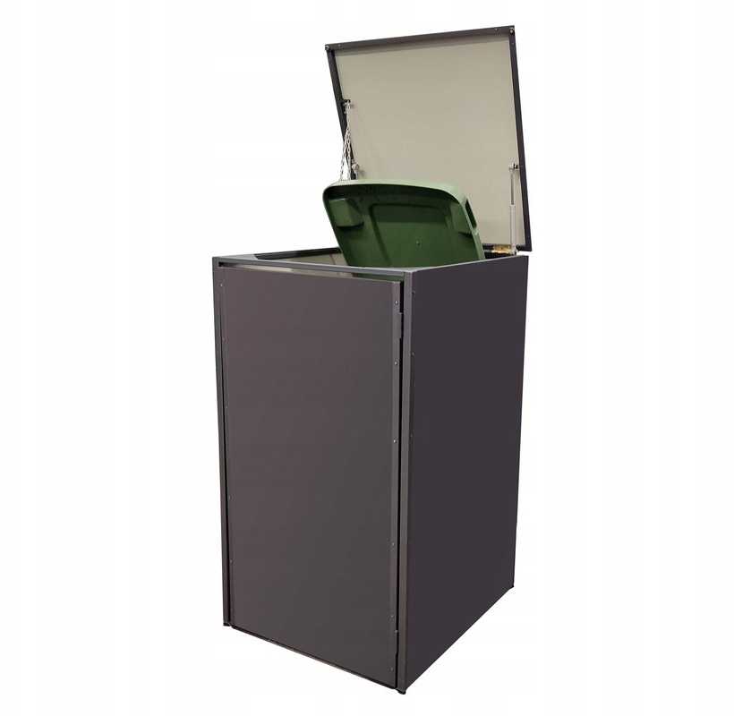 RattanArt Šiukšliadėžių dangtis, dangtis iš cinkuotos skardos, atliekų konteinerio konstrukcija ...