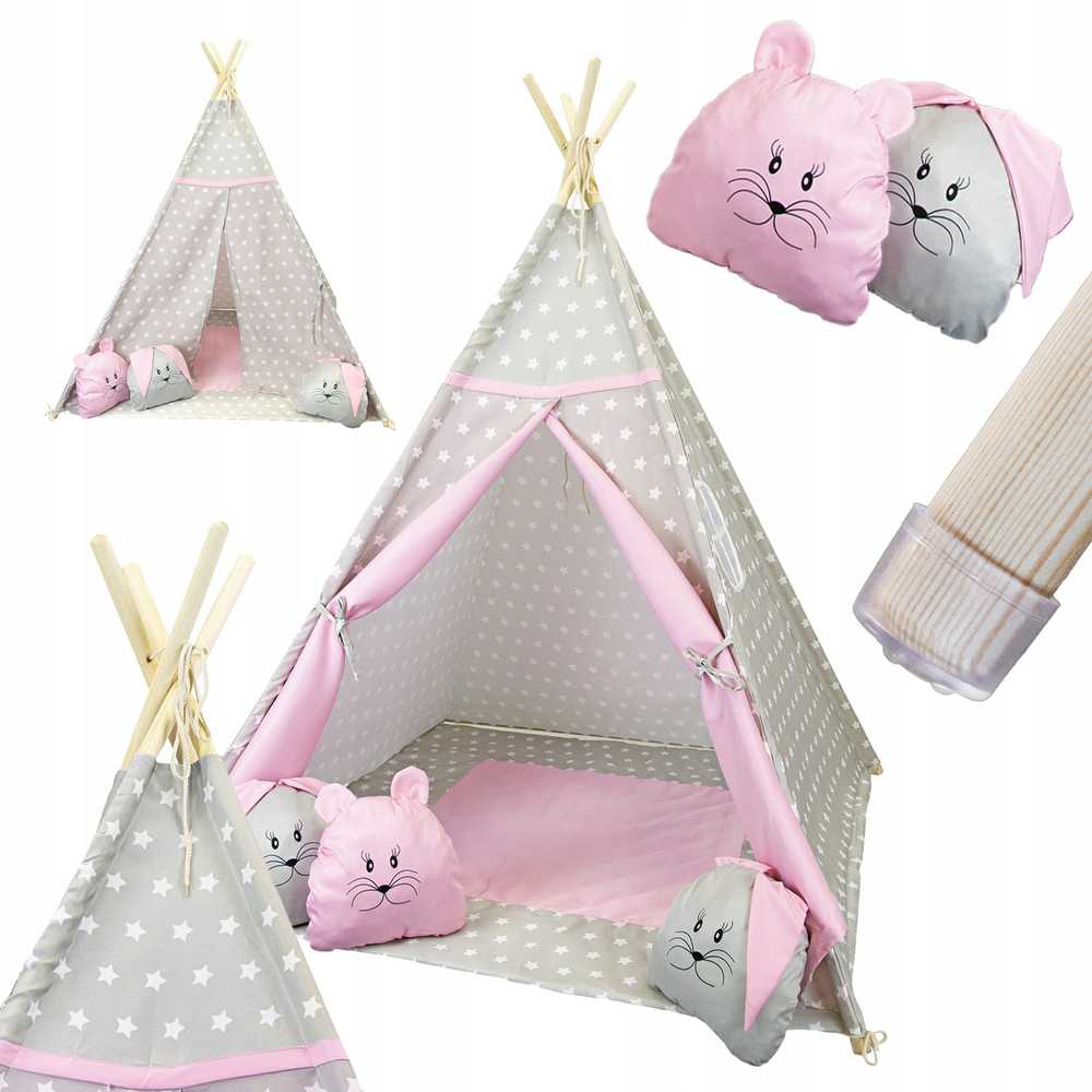 4IQ Tipi palapinė „Stryksintis triušiukas", žema kaina | Varle.lt