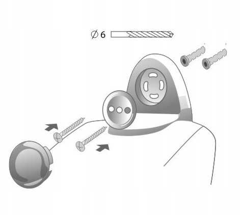 Tualetinio popieriaus laikiklis su atvartu baltas Sandra, modelis ...