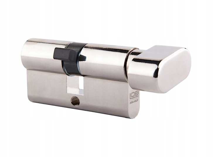 Užrakto cilindras su rankenėle 35 / 30 mm satino nikelio spalvos + 3 ...