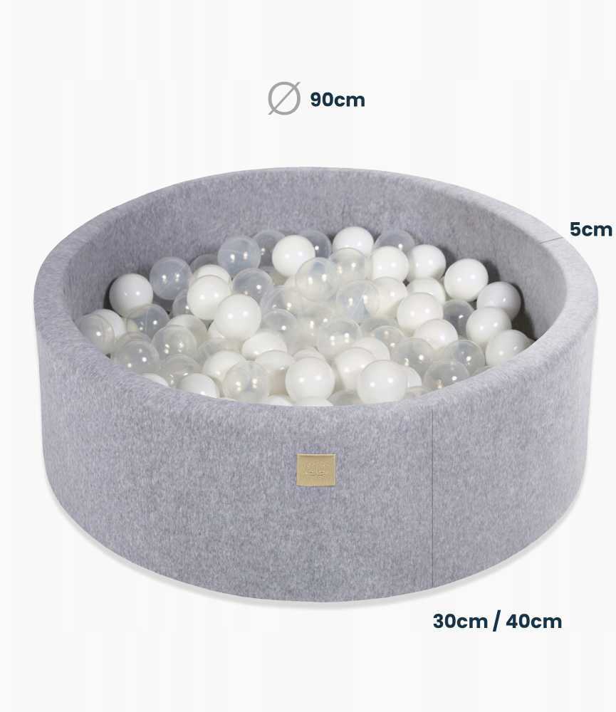 Žaidimų rinkinys su kamuoliukų baseinu MeowBaby, 200 kamuoliukų, smėlio ...