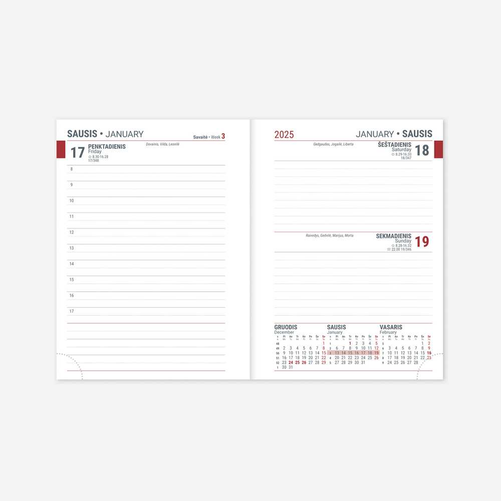 Timer Kalendorius JUNIOR 2025, A6, PU, žema kaina | Varle.lt